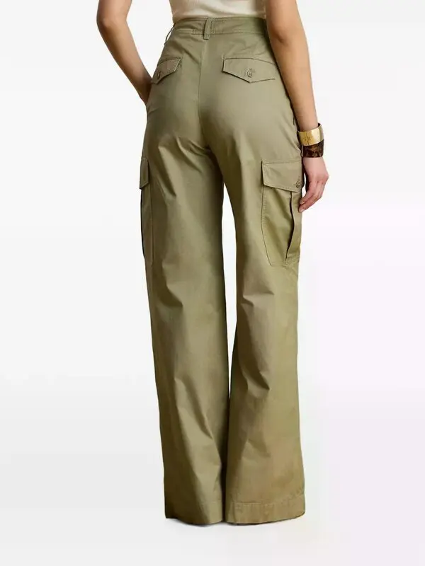 Ralph Lauren Pleated Wide-leg Cargo Pants