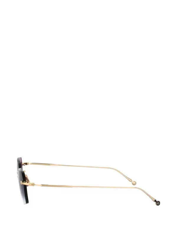 Matsuda Rimless Rectangle-frame Sunglasses