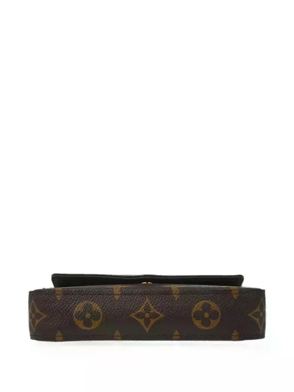 LOUIS VUITTON 2010-2020s Félicie Strap & Go Monogram Shoulder Bag - Brown