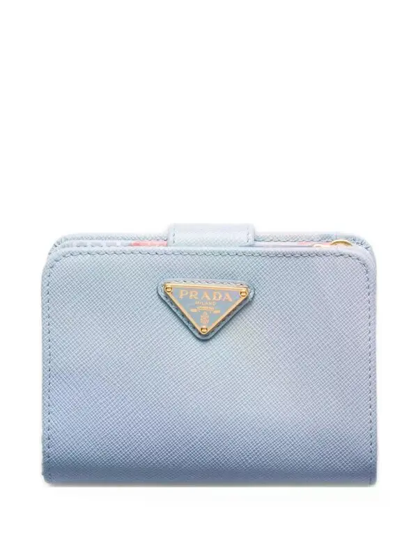 Prada Small Triangle-logo Leather Wallet