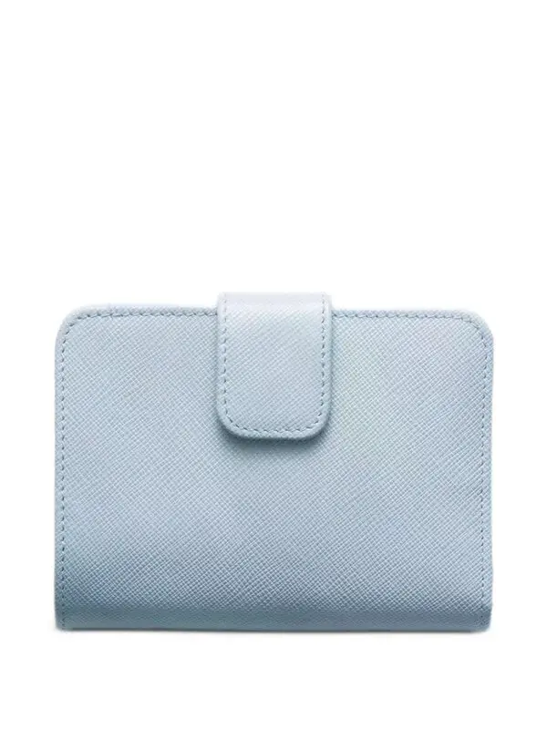Prada Small Triangle-logo Leather Wallet
