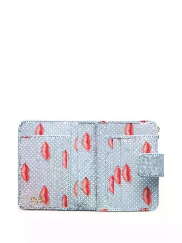 Prada Small Triangle-logo Leather Wallet