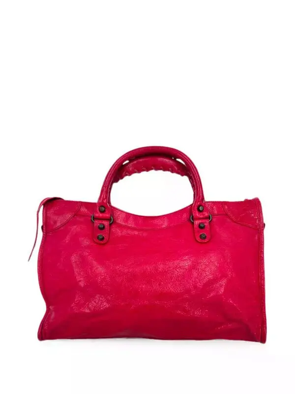 Balenciaga Motorcycle City Leather Tote Bag