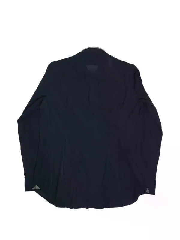 Corneliani Wrinkle-free French-collar Shirt - Blue