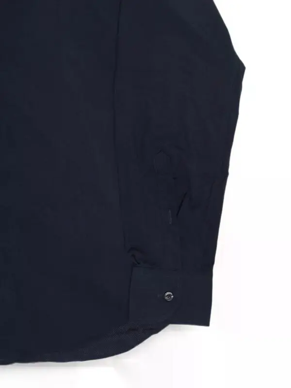 Corneliani Wrinkle-free French-collar Shirt - Blue
