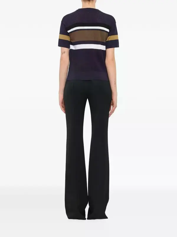 Kenzo Logo-embroidered Striped Sweater