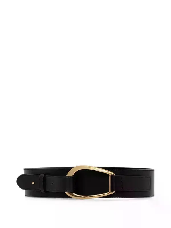 TWINSET Leather Wide Belt
