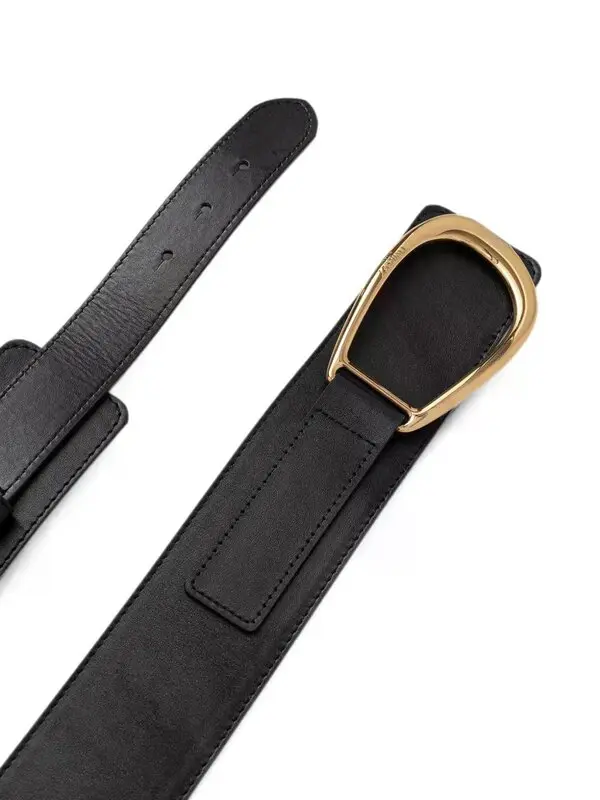 TWINSET Leather Wide Belt