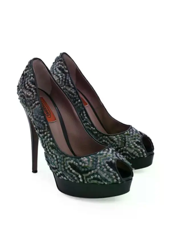 Missoni Peep-toe Platform Pumps