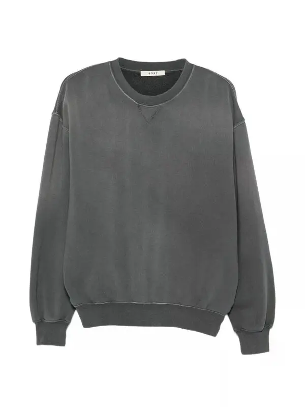 6397 Faded-effect Crew Neck Sweashirt - Grey