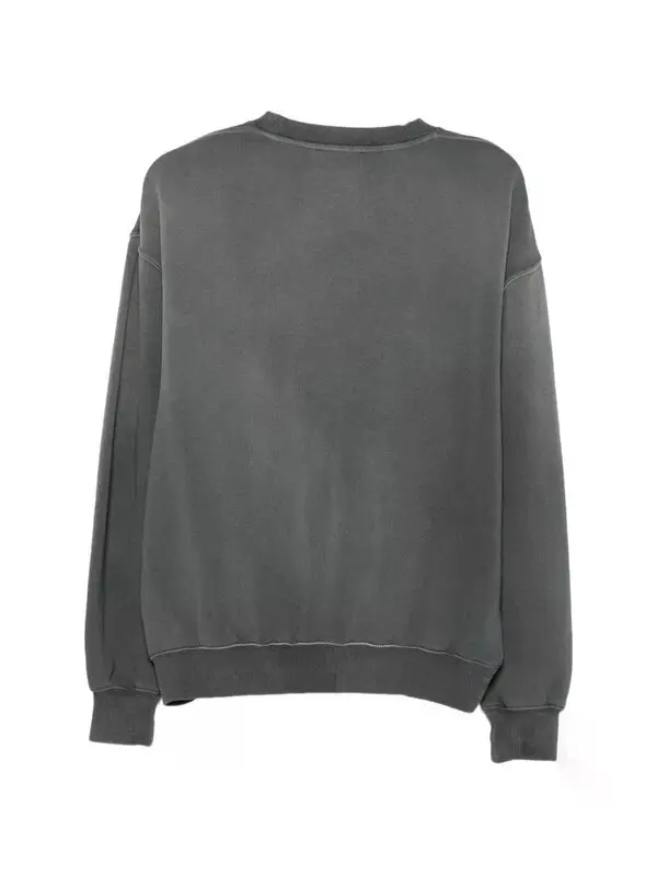 6397 Faded-effect Crew Neck Sweashirt