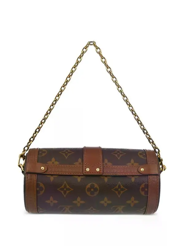 LOUIS VUITTON 2010-2020s Papillon Trunk Monogram Shoulder Bag - Brown