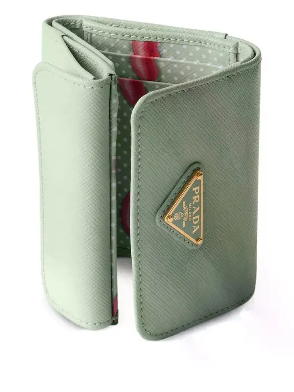 Prada Triangle-logo Leather Wallet