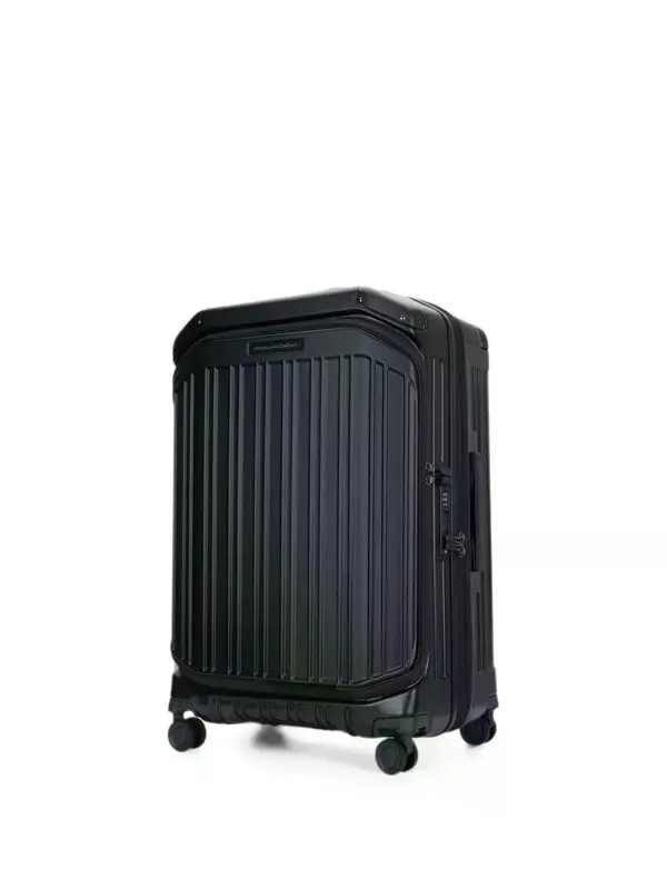 PIQUADRO Ribbed Four-wheel Suitcase