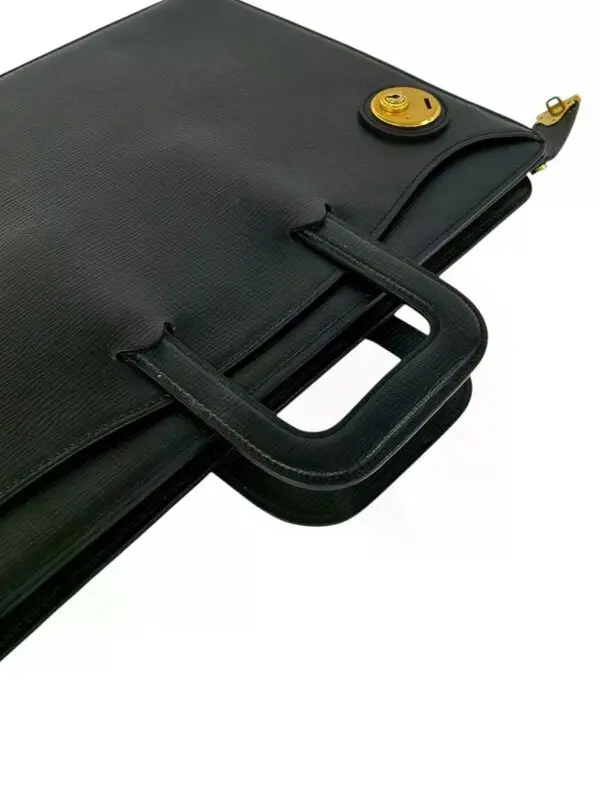 Burberry 20th Century Calf Leather Business Bag