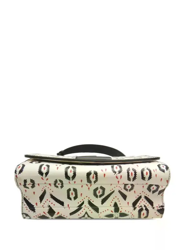 LOUIS VUITTON Graphic Print Calfskin Twist Mm Shoulder Bag - White