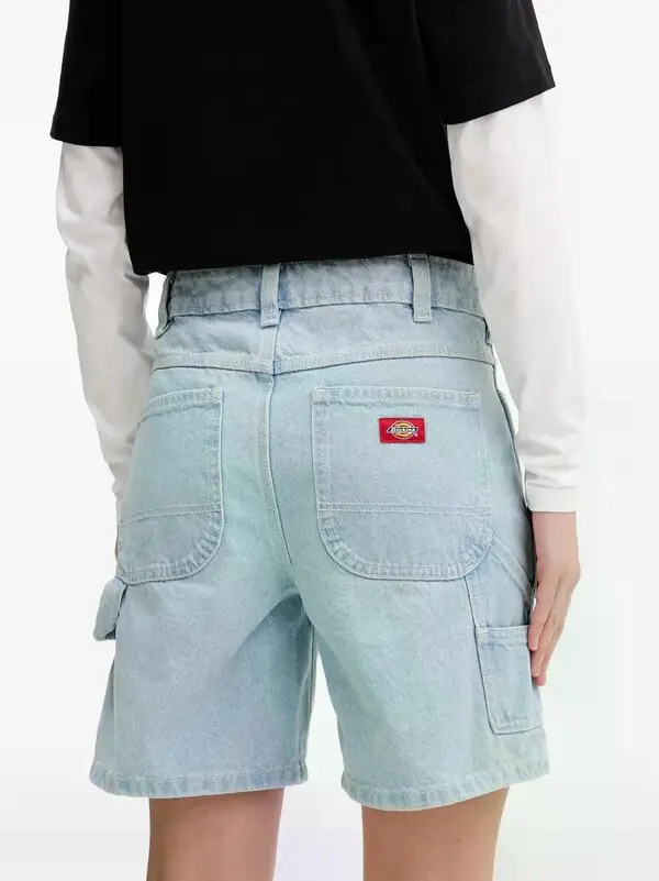 Dickies 993 Logo-patch Denim Shorts