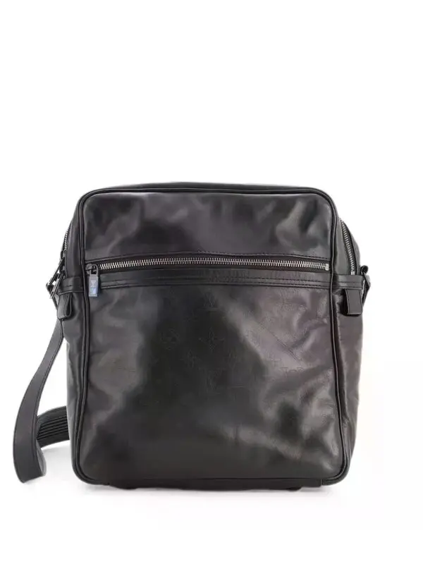 LOUIS VUITTON Clarkson Messenger Bag Monogram Shadow Leather Crossbody Bag