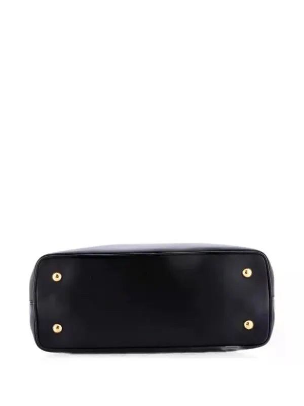 LOUIS VUITTON Capucines Souple Bag Leather Gm Satchel - Black