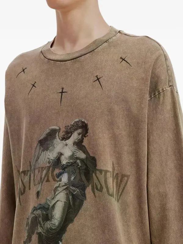 FIVE CM Graphic-print Long-sleeve T-shirt