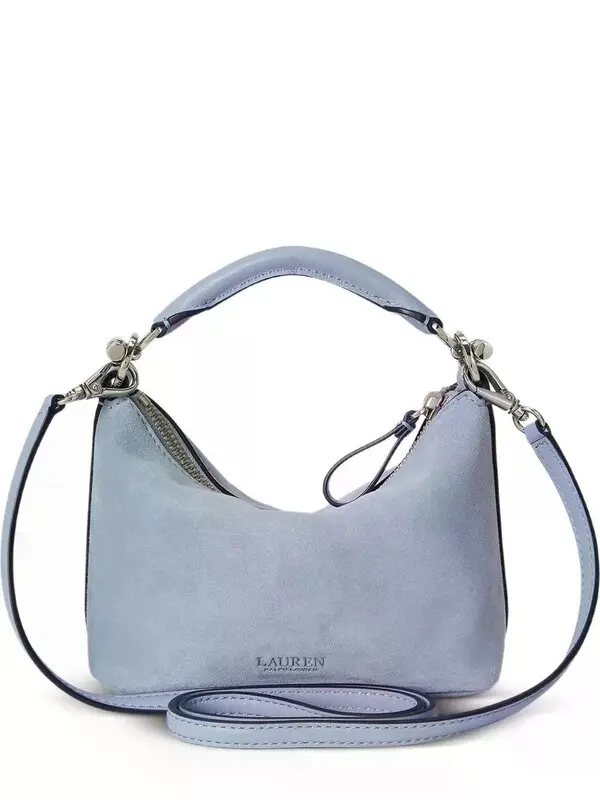 Ralph Lauren Mini Blaike Suede Tote Bag - Blue