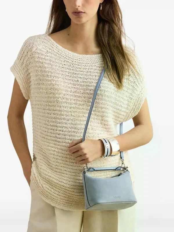 Ralph Lauren Mini Blaike Suede Tote Bag