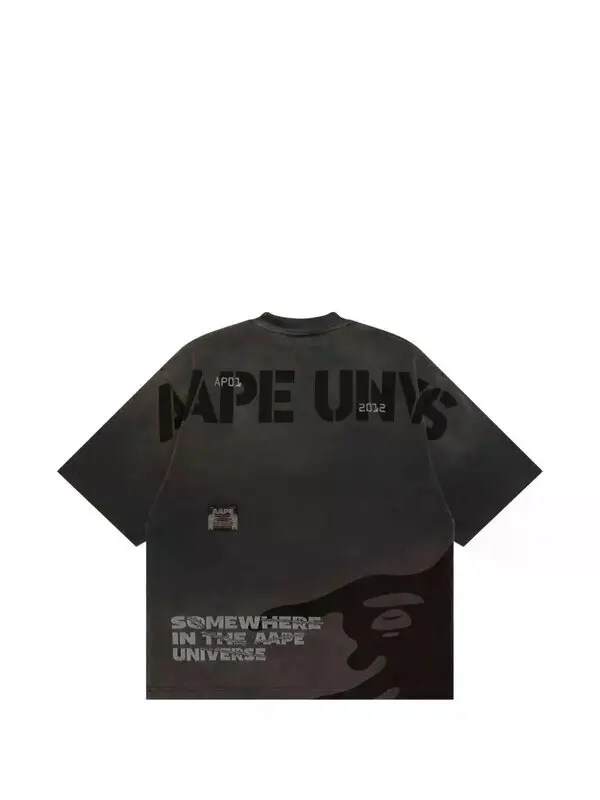 AAPE BY *A BATHING APE Logo-print Cotton T-shirt