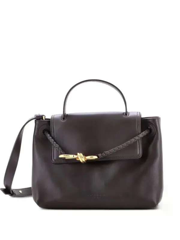 Bottega Veneta Ciao Ciao Top Handle Bag In Leather - Brown