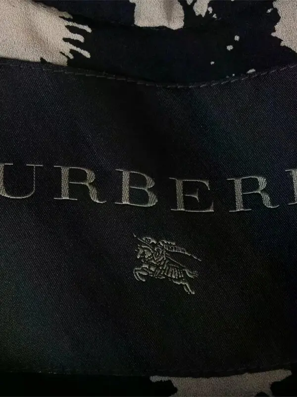 Burberry Splatter-print Long-sleeve Dress