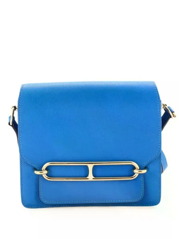 Hermès Roulis Bag Evercolor 18 Crossbody Bag - Blue