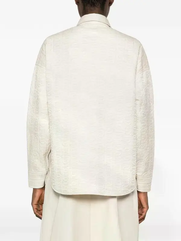 Moncler Chain Quilted Padded Shirt Jacket