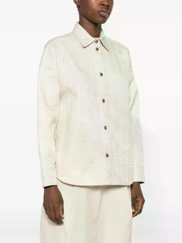 Moncler Quilted Shirt Jacket - Neutrals