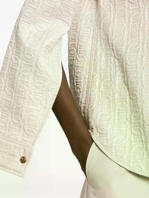 Moncler Quilted Shirt Jacket - Neutrals