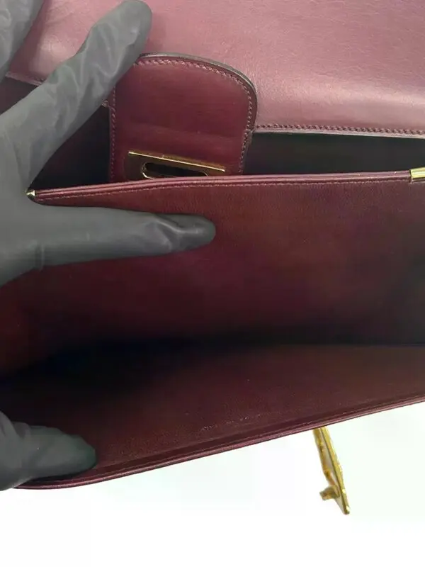 Celine 1990-2010 Leather Carriage Crossbody Bag