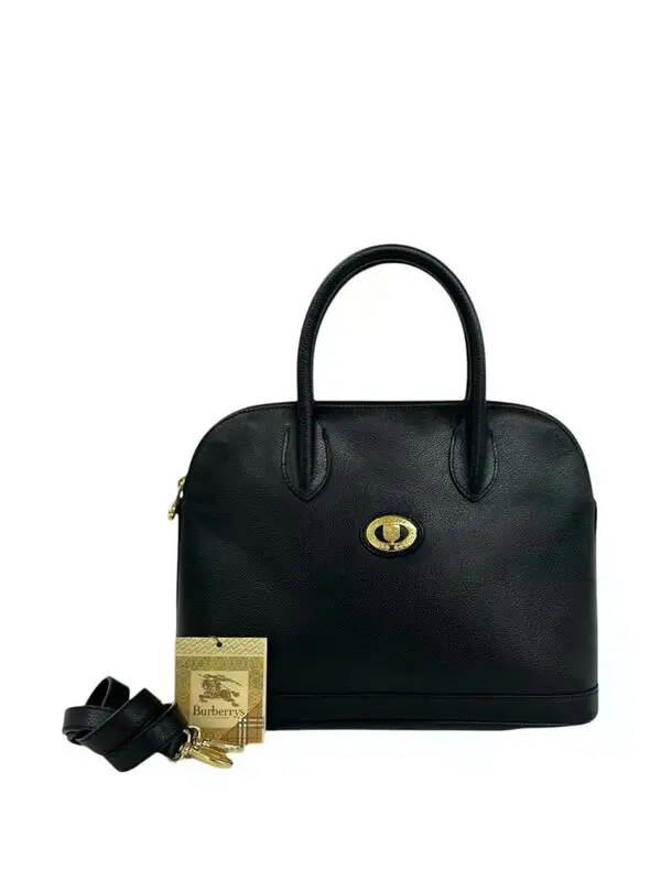 Burberry 20th Century Leather Satchel