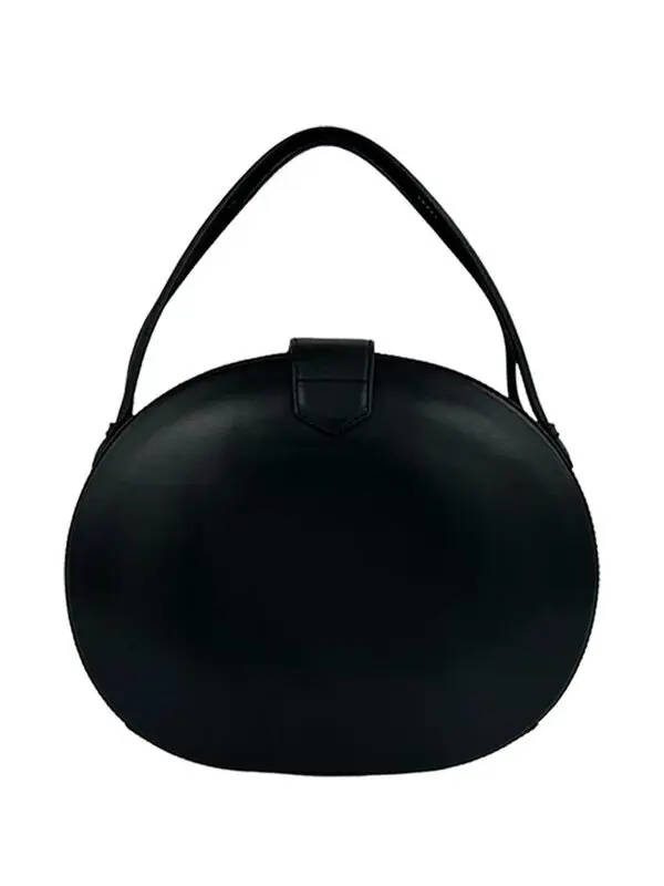 Loewe 20th Century Leather Anagram Round Handbag