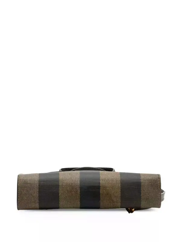 Fendi 20th Century Mini Pequin Coated Canvas Convertible Backpack