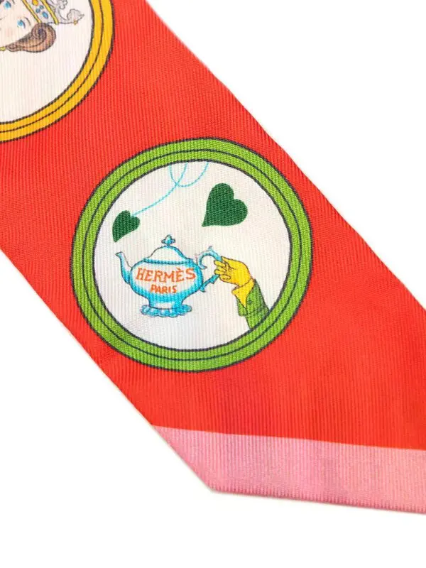 Hermès 2000-2026 Tea Time Twilly Silk Scarf Scarves