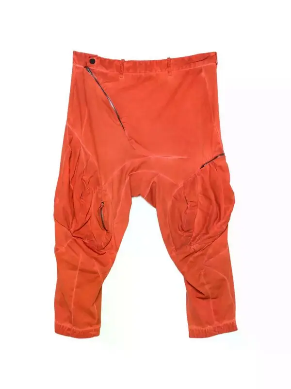 LEON EMANUEL BLANCK Asymmetric-zip Panelled Trousers