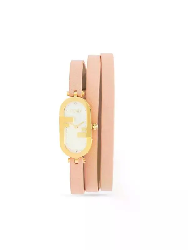Fendi O'lock Oval Double-strap Watch - Pink