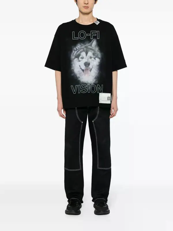 Mihara Yasuhiro Graphic-print Cotton T-shirt