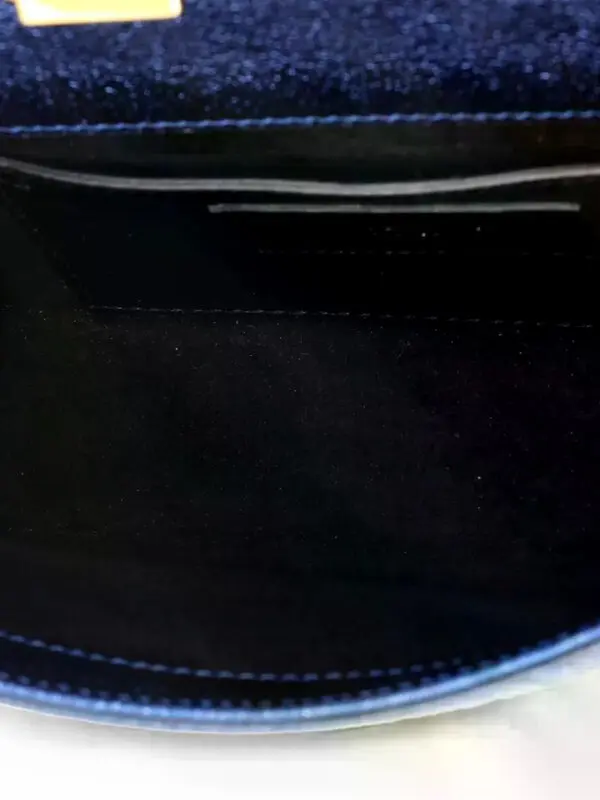 Saint Laurent Classic Monogram Glitter Leather Small Crossbody Bag