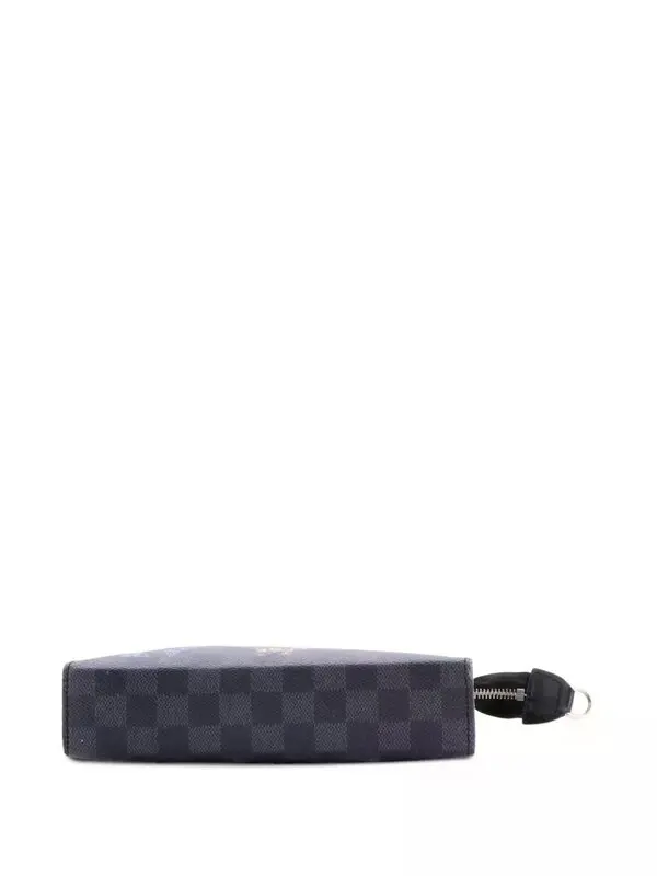 LOUIS VUITTON Gaston Wearable Wallet Limited Edition Wild Animals Damier Graphite Crossbody Bag - Black