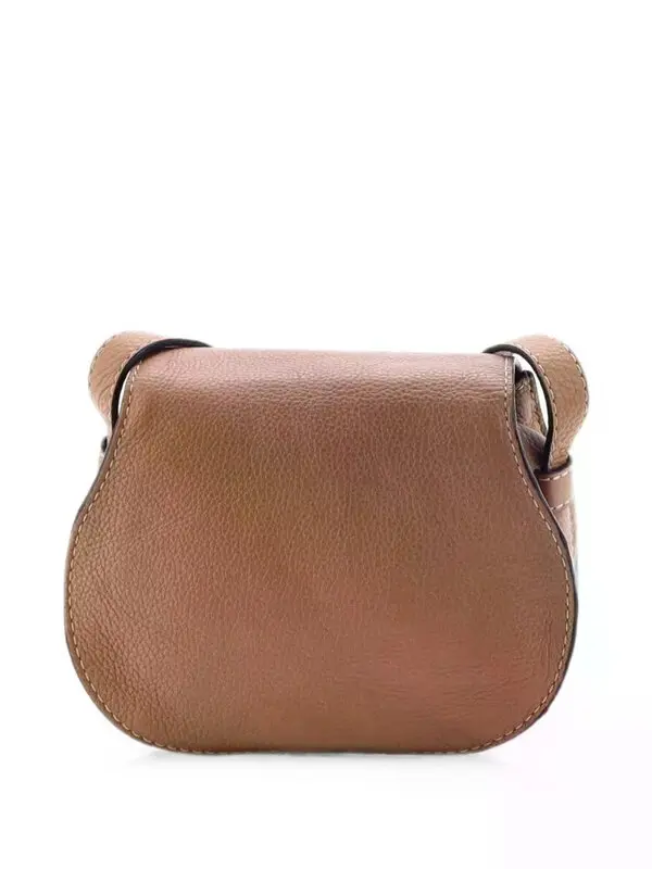 Chloé Marcie Leather Small Crossbody Bag - Brown