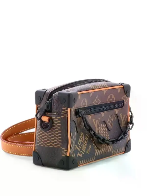 LOUIS VUITTON Nigo Soft Trunk Bag Limited Edition Giant Damier And Monogram Canvas Mini Crossbody Bag - Brown