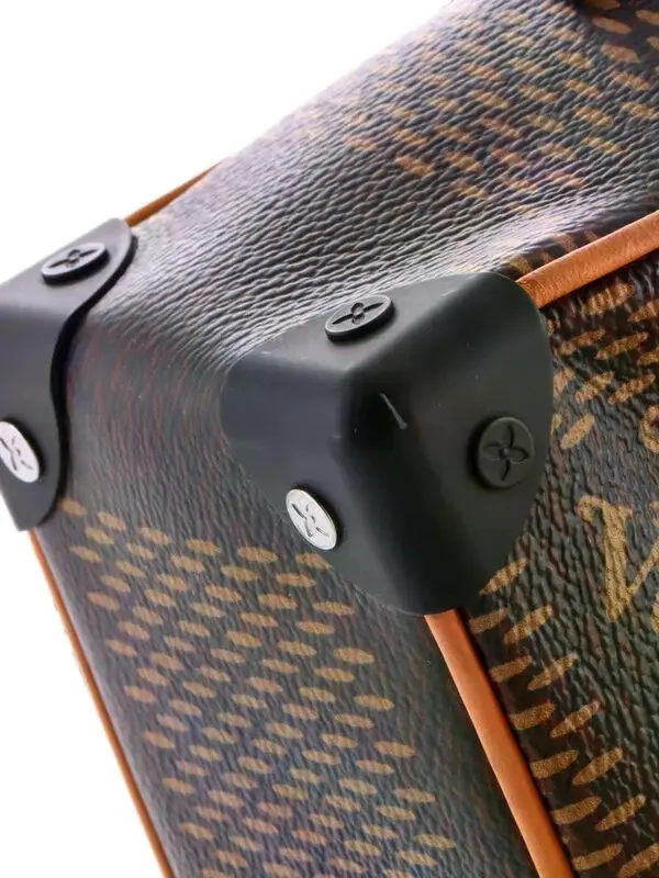 LOUIS VUITTON Soft Trunk Bag Limited Edition Giant Damier & Monogram Canvas Mini Crossbody Bag - Brown