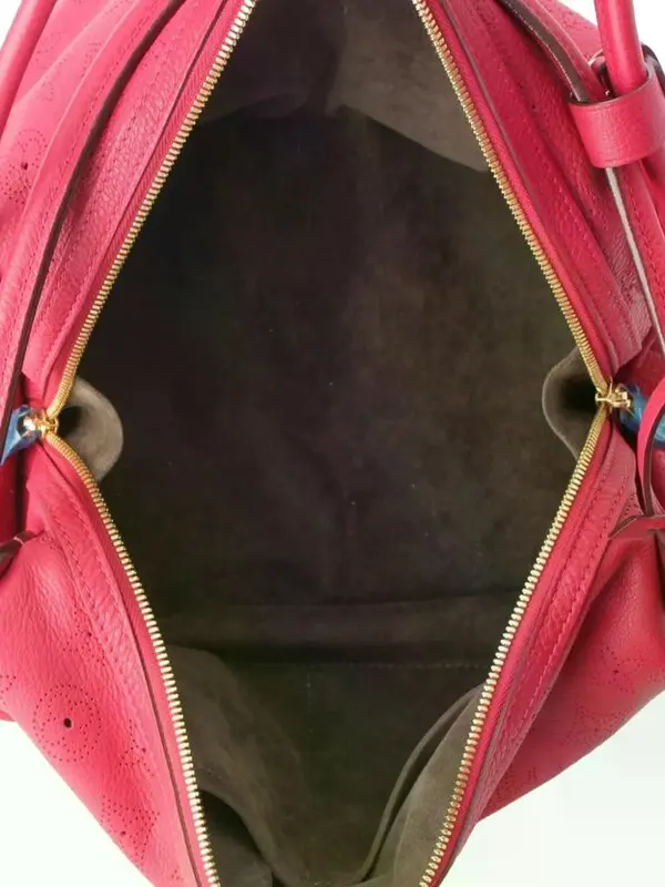 LOUIS VUITTON 2011-2020 Monogram Mahina Galatea Pm Shoulder Bag - Red