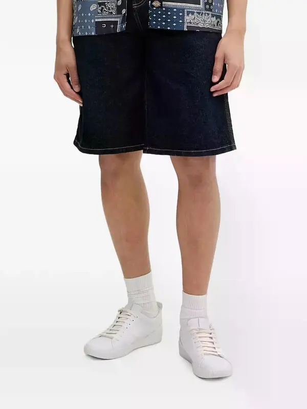 Dickies 958 Logo-patch Carpenter Shorts - Blue