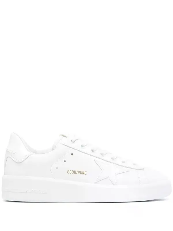GOLDEN GOOSE Purestar Logo Low-top Sneakers - White