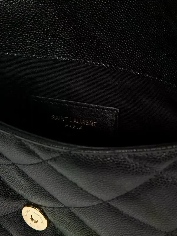 Saint Laurent Paris Pouch In Grain-de-poudre Leather
